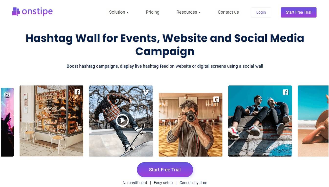 Hashtag Wall - Display or Embed Hashtag Feed of Instagram & Twitter