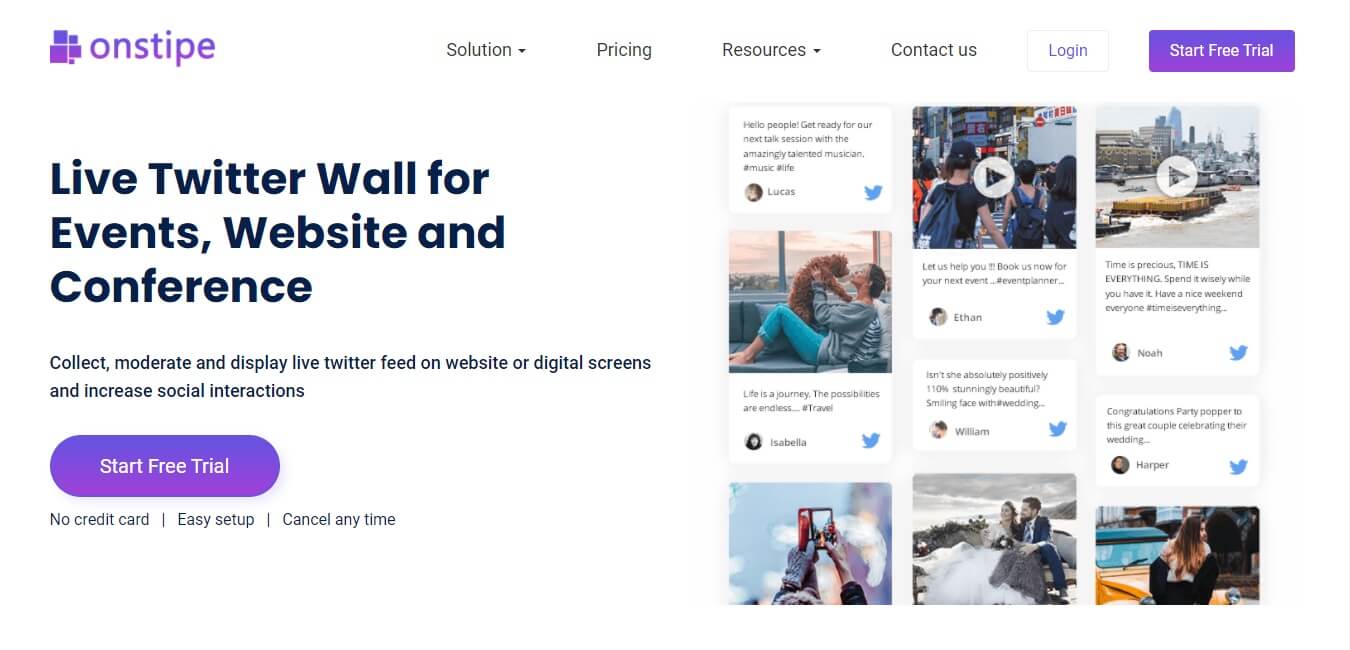 Live Twitter Wall for Events & Website - Display Twitter Feeds Anywhere